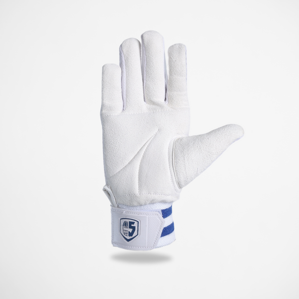 Wicket keeping Inners - White-Blue – 5ivebypenta