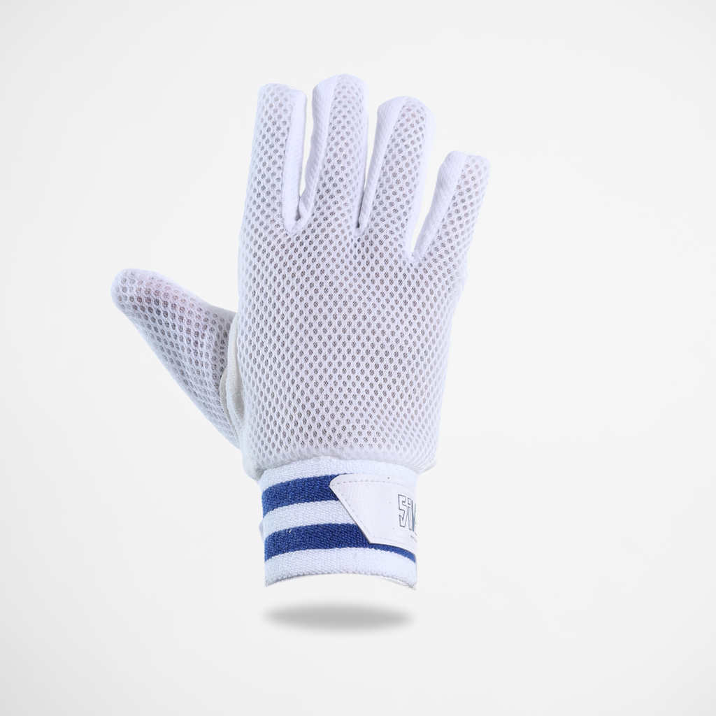 Wicket keeping Inners - White-Blue – 5ivebypenta
